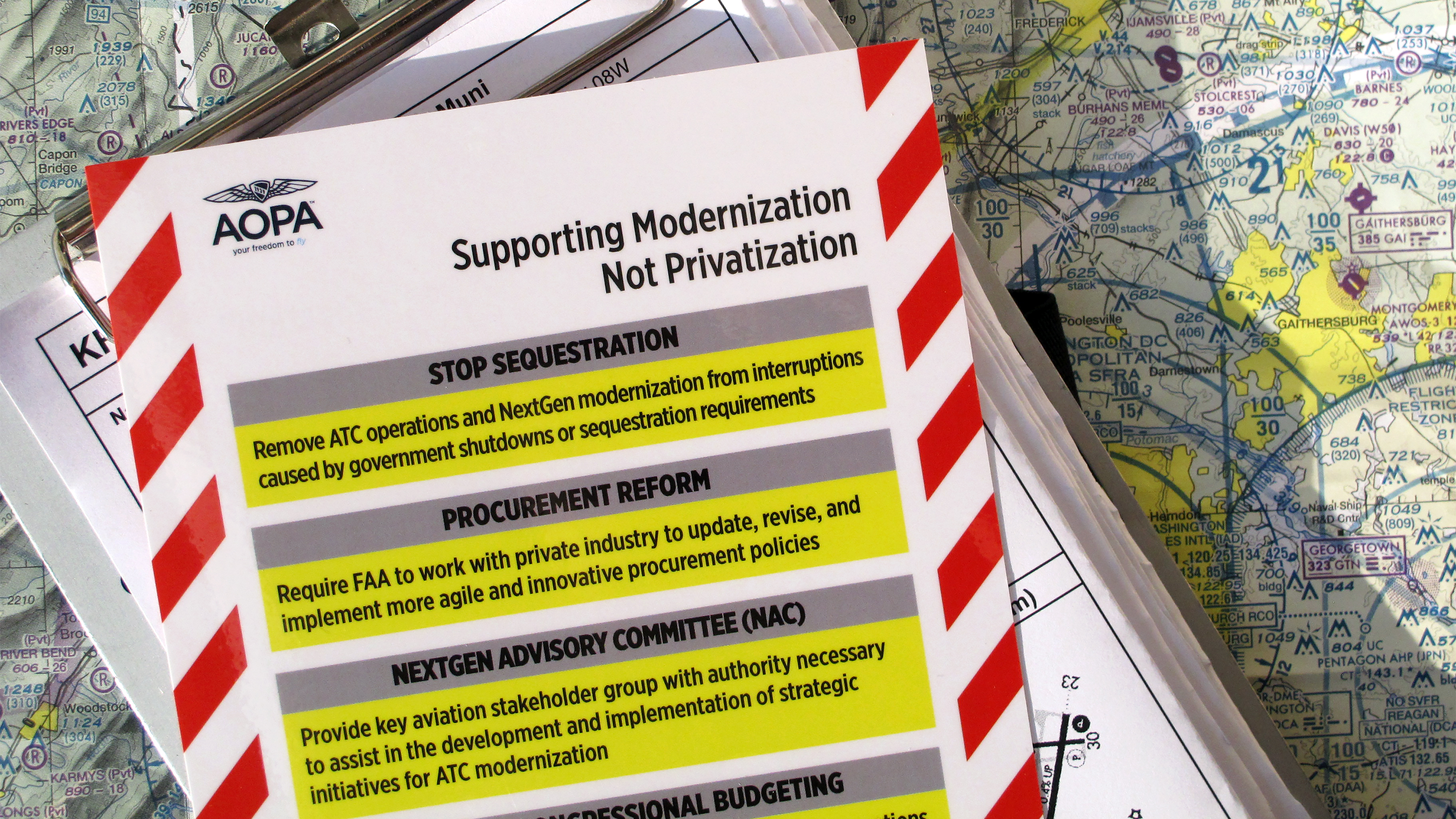 Get your ATC privatization checklist - AOPA