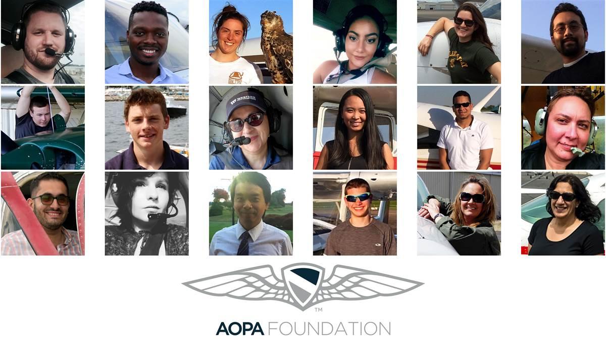 AOPA Foundation awards 2017 Flight Training Scholarships - AOPA