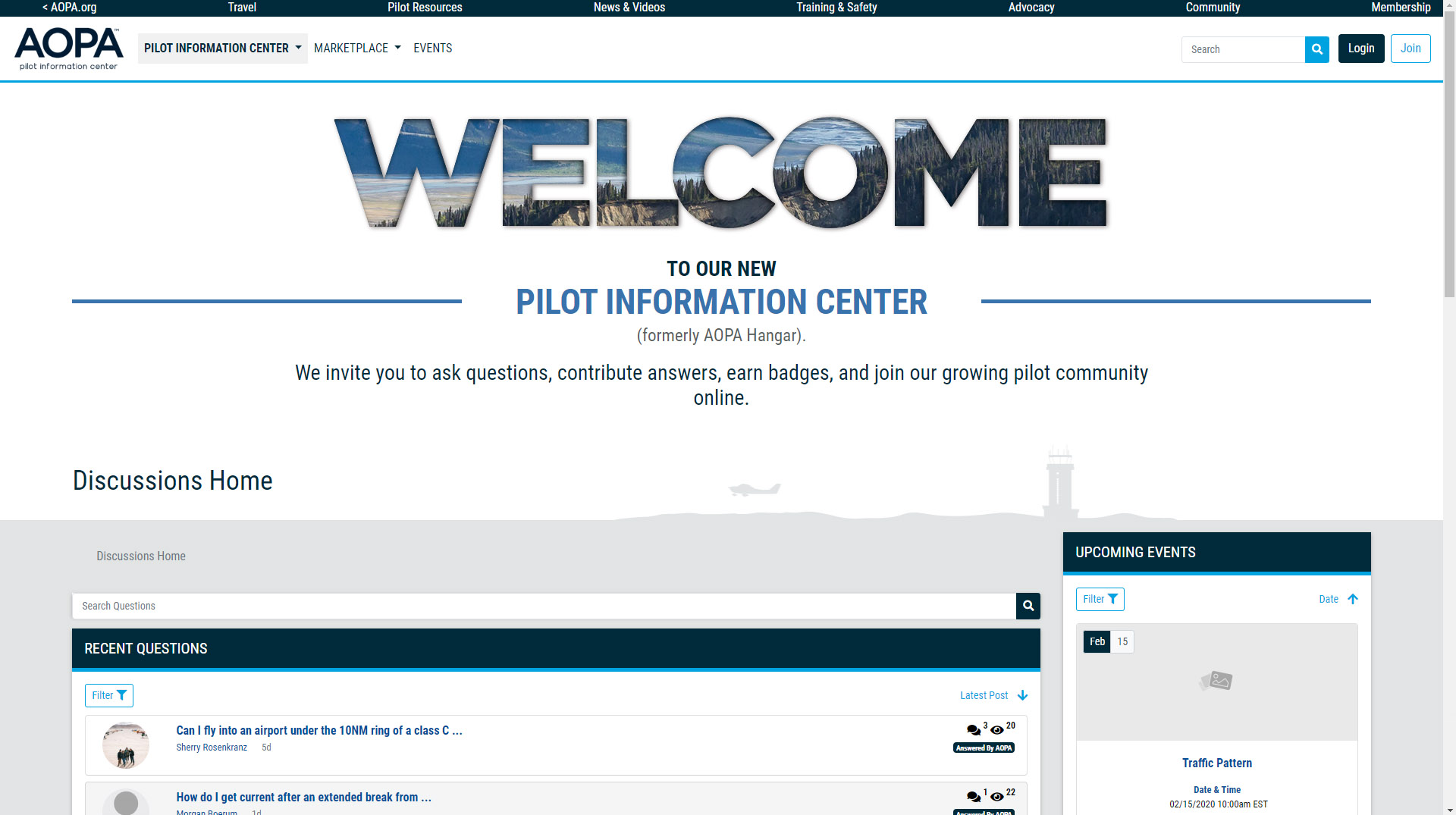 New online Pilot Information Center launches - AOPA