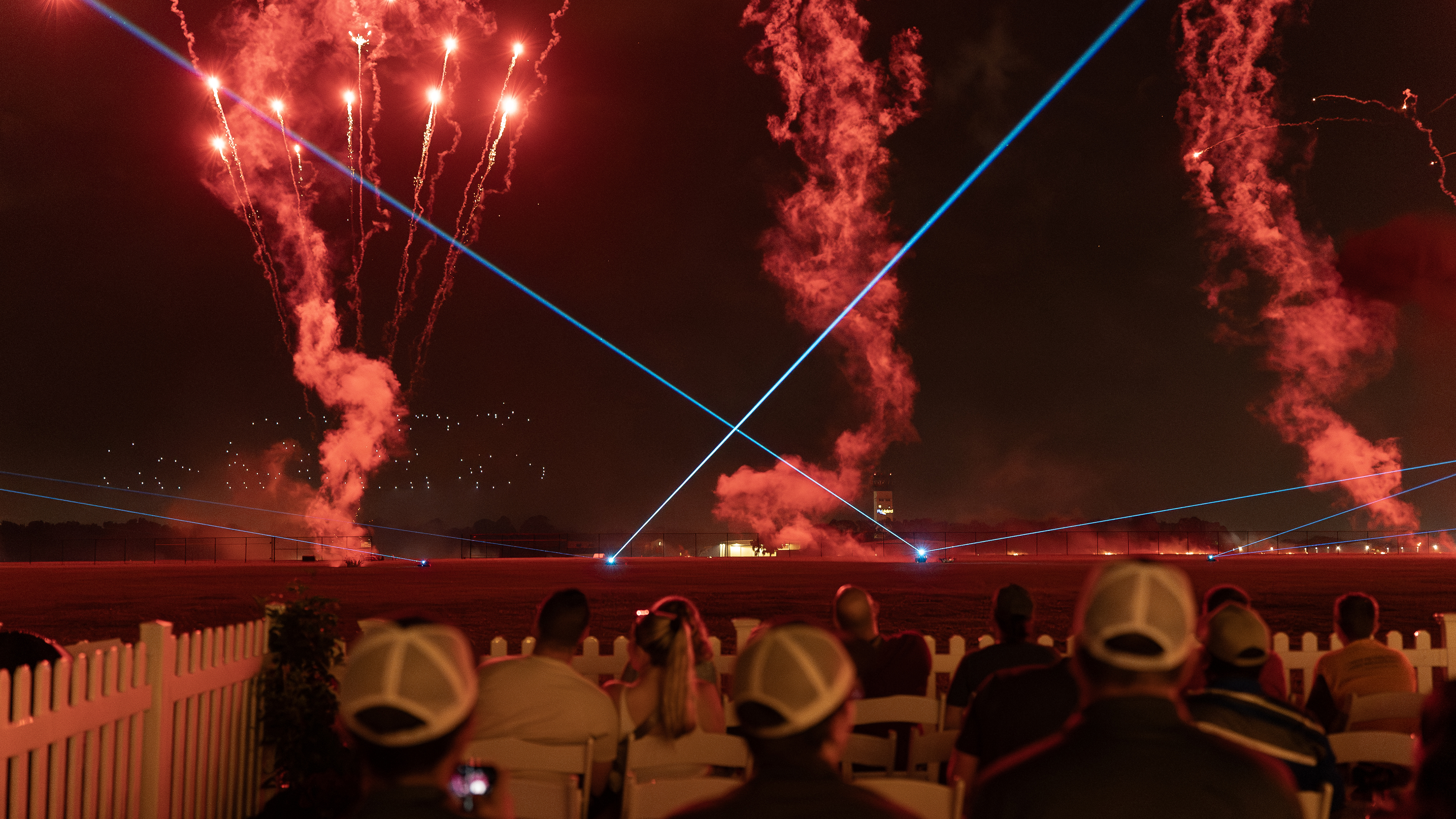 Sun 'n Fun night airshow: Mustang, Texans, pyro, drones - AOPA