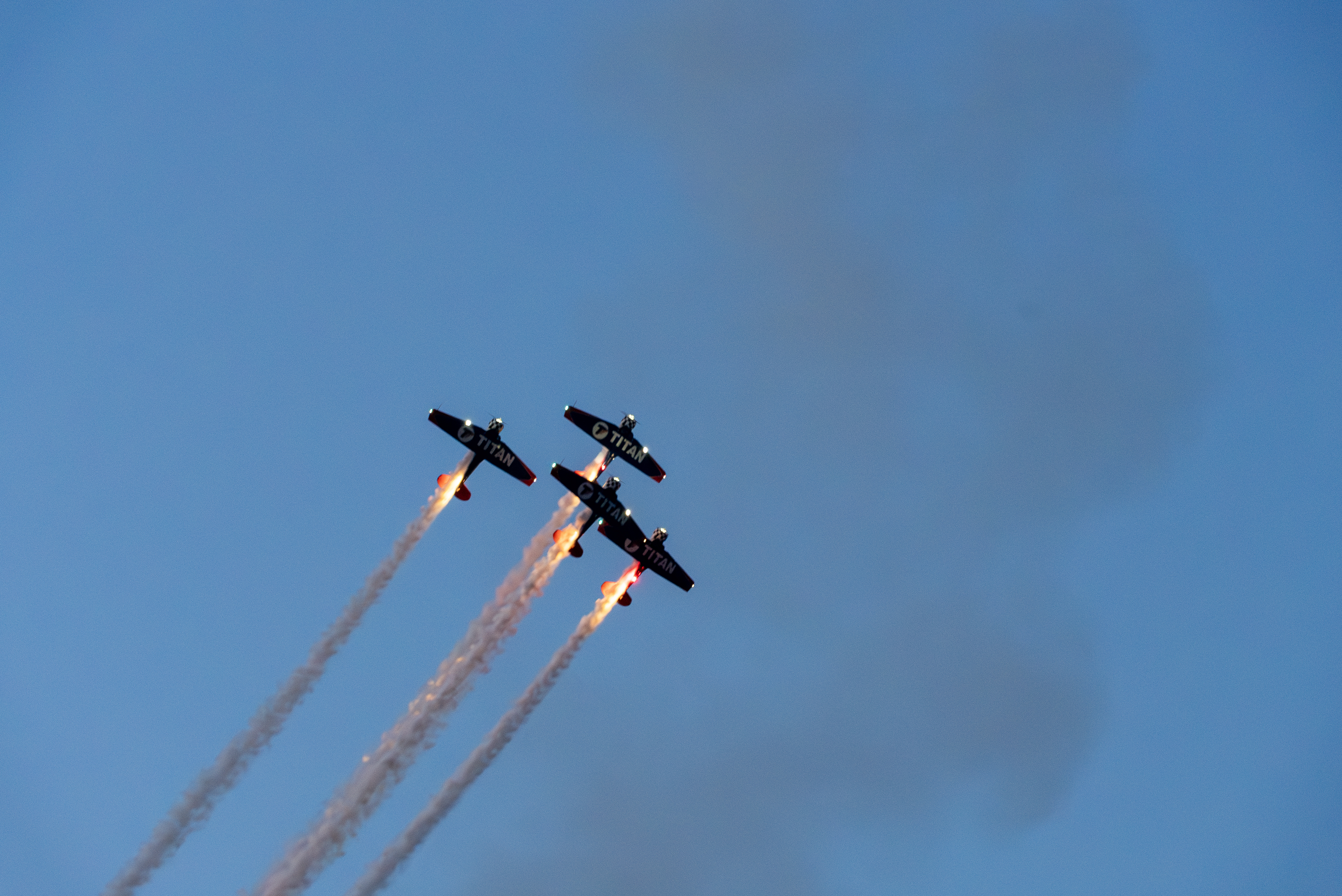 Sun 'n Fun night airshow: Mustang, Texans, pyro, drones - AOPA