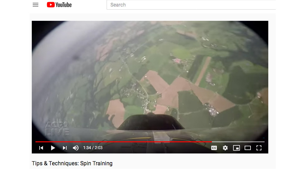 Spin training - AOPA