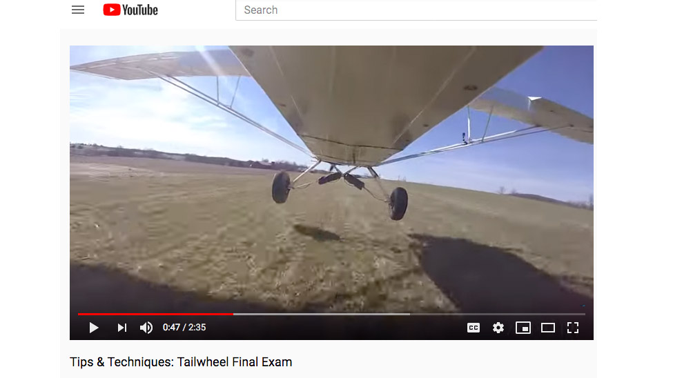 Tailwheel final exam - AOPA
