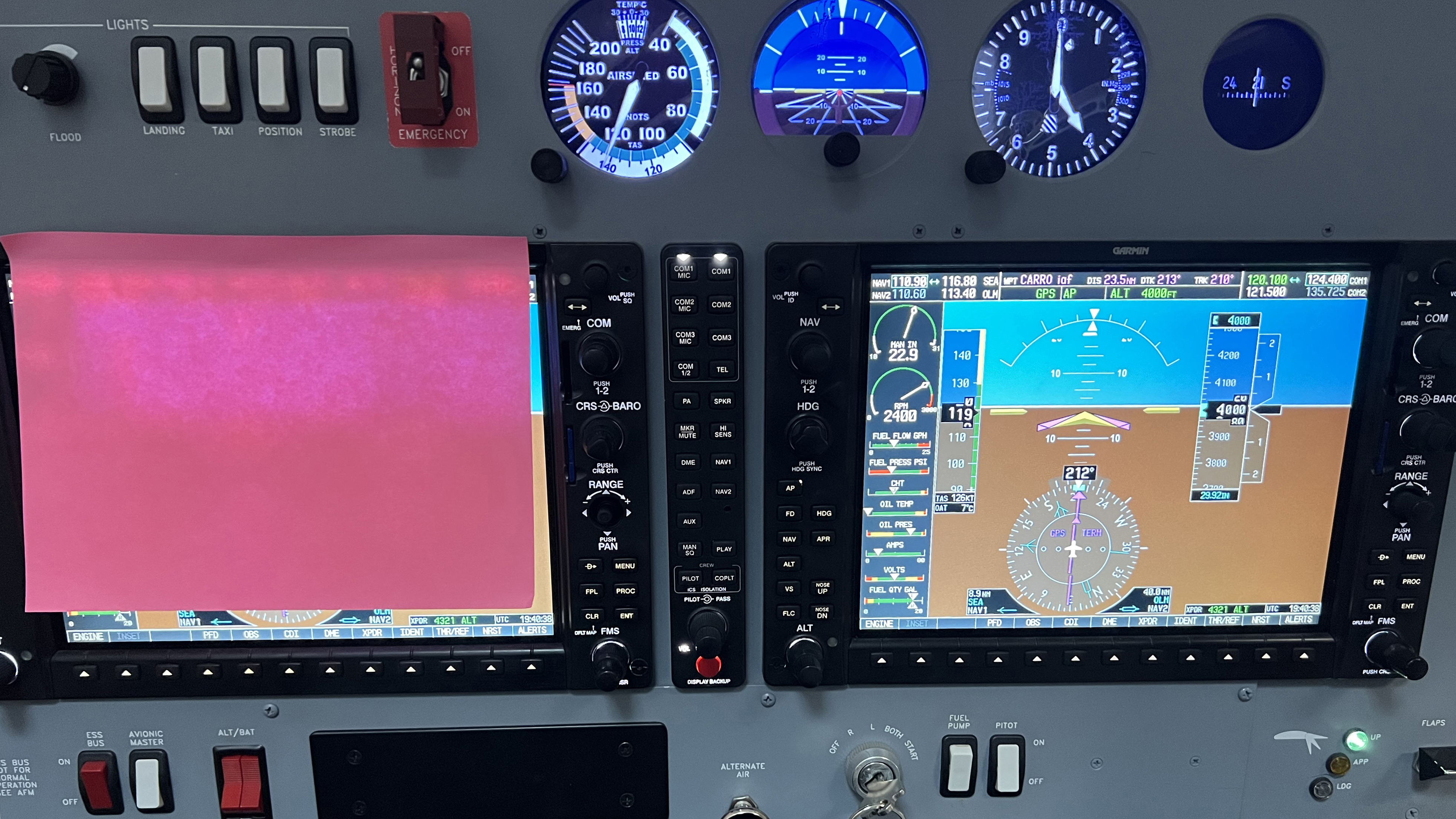 Partial-panel in the PFD era - AOPA