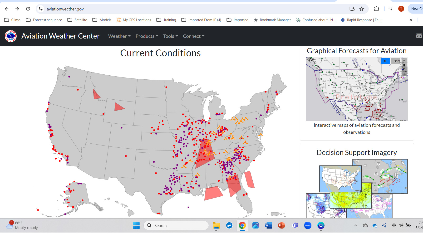 Frontal flying-then and now - AOPA
